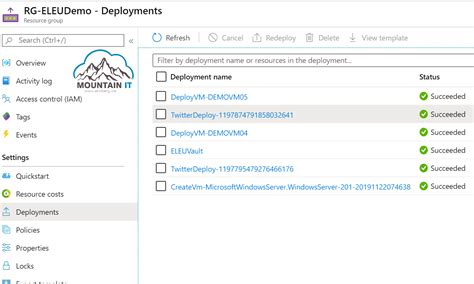 CODE Get Started With ARM Templates MOUNTAIN IT Eric Berg