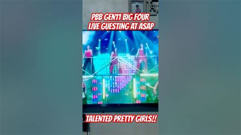 Pbb Gen11 Big Four Are Really Talented Pretty Girls Youtube