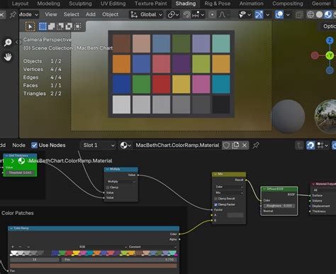 Single Material Macbeth Chart 29 By Kickair8p Materials And