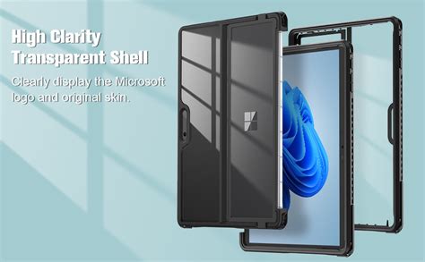 Fintie Hard Case For 13 Inch Microsoft Surface Pro 11 10 9 Shockproof Folio Rugged