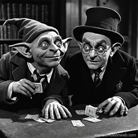 Noir Bank Funny Goblin Movie Of The 30s Harry Potter S Magic Prompts