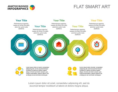 Premium Vector Business Process Chart Slide Template