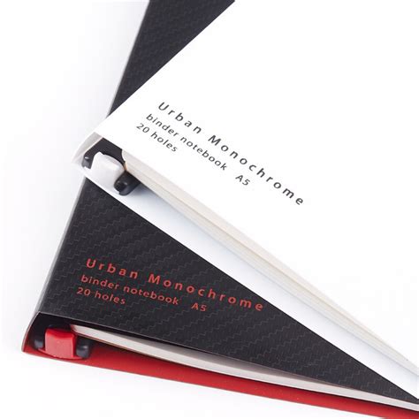 日本kokuyo国誉都市印象活页本黑白色可拆卸外壳a5b5商务学生活页夹工作笔记本活页夹商务记事本子 虎窝淘