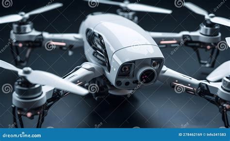 Robotics Automation Drones Ai One Generative Ai Stock Illustration