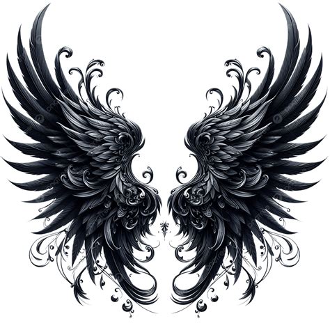 Dark Angel Wings Drawing Dark Angel Wings Clipart Watercolor Gothic