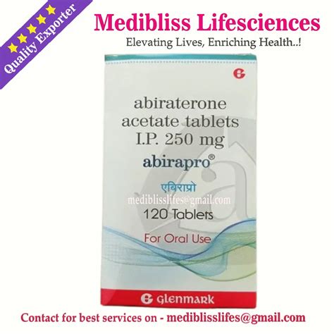 250mg Abiraterone Acetate Tablets Abirapro Abisam At ₹ 6100box
