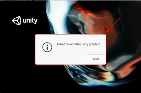 Failed To Initialize Unity Graphics Ubuntu 20042 Lts Getting Started Unity Discussions