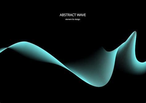 Premium Vector Abstract Wave Element For Design Digital Frequency Track Equalizer Stylized