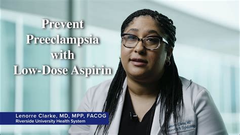 Prevent Preeclampsia With Low Dose Aspirin Ruhs Youtube