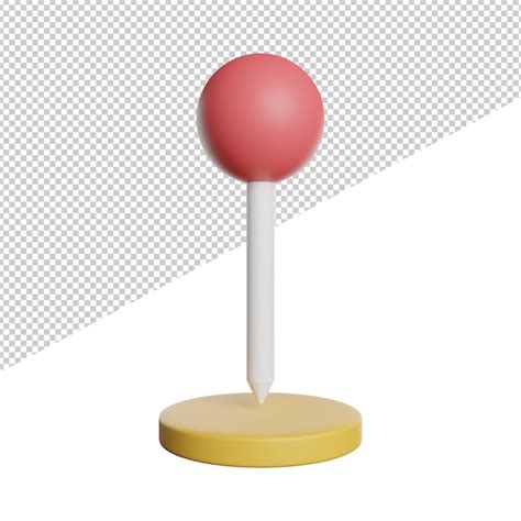 투명 배경에 자리 표시자 위치 표시 전면 보기 3d 렌더링 아이콘 그림 프리미엄 Psd 파일