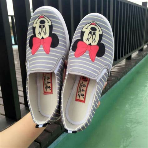 Mickey Mouse Shoes Womens Fashion Footwear Sneakers On Carousell