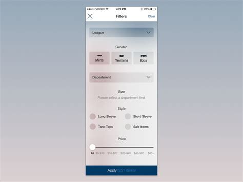 Ios Filtering Ios Filter Design Creative Professional