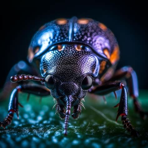 Premium Ai Image Close Up Ladybug