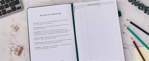 Jubtic Meeting Notebook For Work With Action Items Project Planner Work Planner