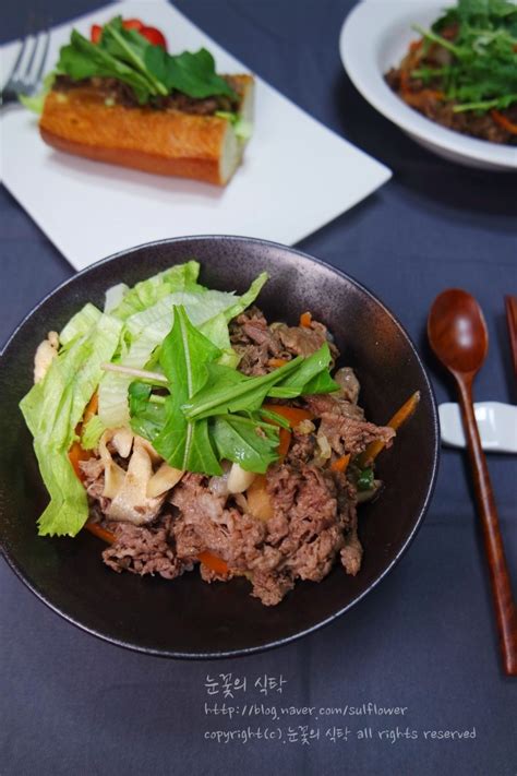 윤식당 불고기소스 불고기요리3종