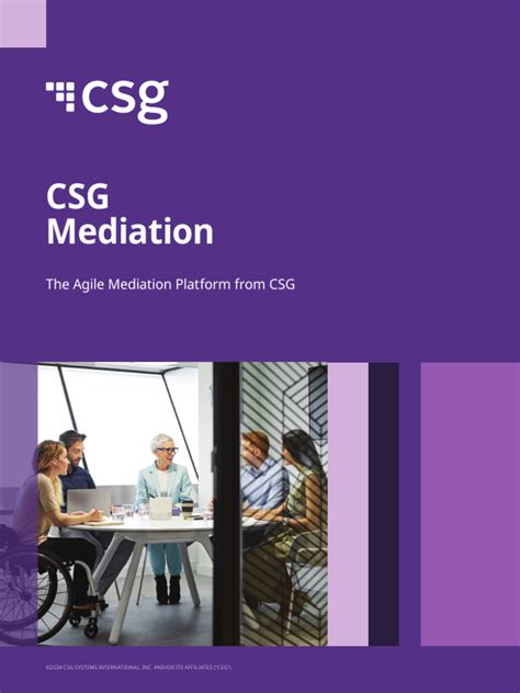 csg mediation brochure pdf cloud computing internet of things