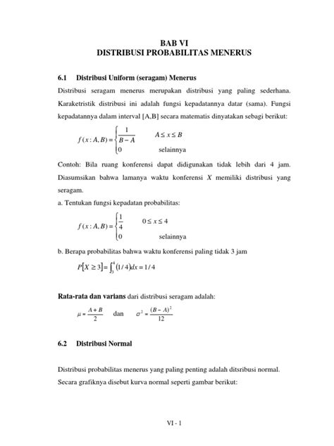 Distribusi Normal Dan Lognormal Pdf