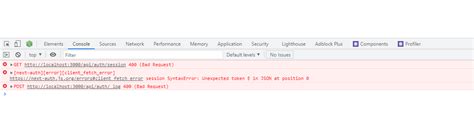 Reactjs Next Auth Google Provider Next Auth Error Client Fetch