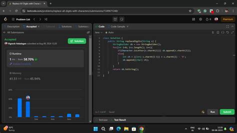 Im Excited To Share That I Have Successfully Solved 1844 Vignesh A