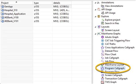 Visualize A Cobol Application With Interactive Callgraphs Ibm Developer