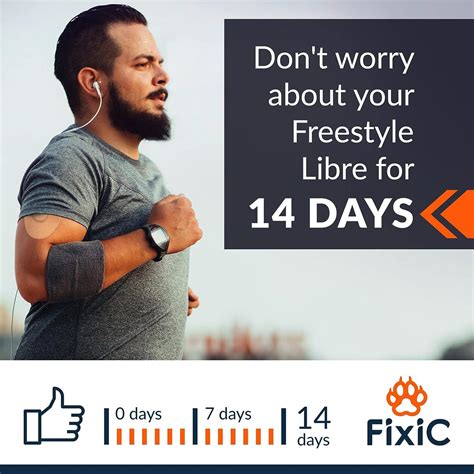 Fixic Freestyle Adhesive Patches 25 Pcs Waterproof Bandages For Libre