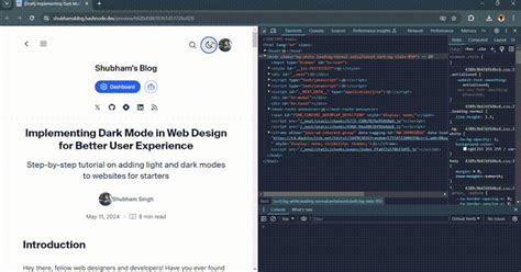 Dark Mode Implementation