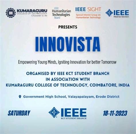 Karthikeyan R On Linkedin We Are Thrilled To Share The Success Of Innovista An Enriching Event…