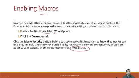 Introduction To Macros Youtube