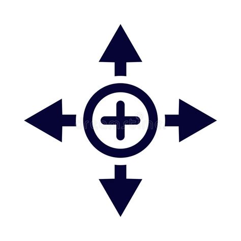 Arrow Cursor Pointer Arrow Symbol Icon Stock Vector Illustration