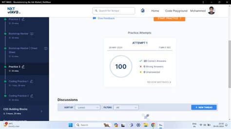 mohammed abbas on linkedin day4 30daysofcode ccbp nxtwave consistency 30daysofcodechallenge…
