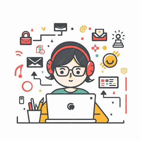 Programmer Flat Design Vector Premium Ai Generated Vector