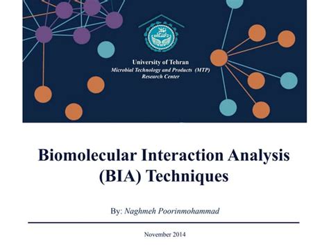 Biomolecular Interaction Analysis Bia Techniques Ppsx