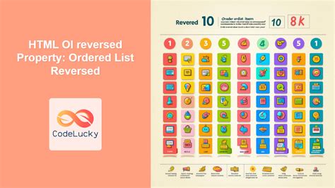 Html Ordered Lists The ` ` Tag Explained Codelucky