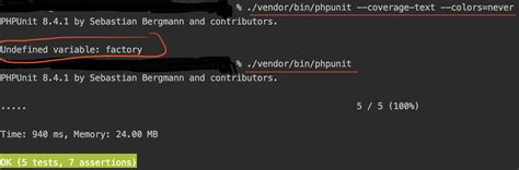 Php When I Run Phpunit With The Flag Coverage The Error Appear