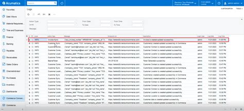 Invoice Sync In Acumatica Kensium Products Documentation