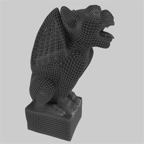 Gargoyle Sculpture 3d Model By Katerynabondarenko