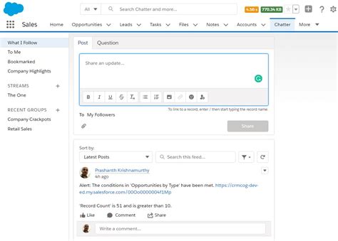 Collaboration Within Application