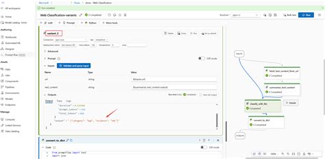 tune prompts using variants in prompt flow preview azure machine learning microsoft learn