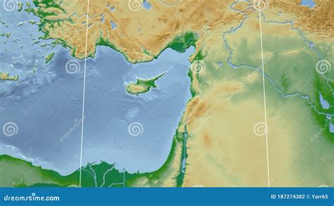Cyprus Physical Map