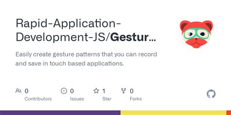 Github Rapid Application Development Jsgesture Recorder Easily