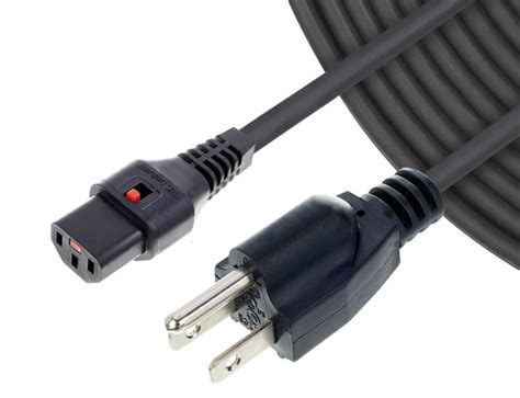 Spc012 Powercon True1 To Iec Adapter Cable Propaudio