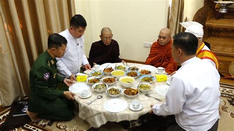 မွန်ပြည်နယ်ဝန်ကြီးချုပ် ဦးအောင်ကြည်သိန်း မော်လမြိုင်မြို့ လေးကျွန်းသစ္စာရှင် နဂါးမောက်စေတီတော်မ