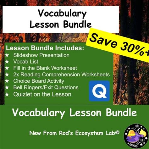 Wildlife Population Dynamics Vocabulary Lesson Bundle Wanswer Keys