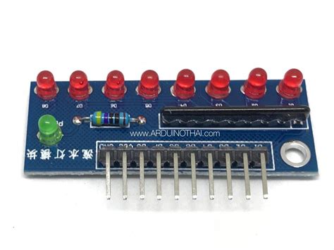 โมดูล Led 1x8 Led ขนาด 3 Mm Module สีแดง สต็อกไทยส่งไว ขาย Arduino เซนเซอร์ และโมดูลต่างๆ