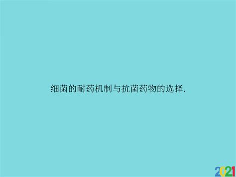 细菌的耐药机制与抗菌药物的选择 优选文档ppt Word文档在线阅读与下载 无忧文档