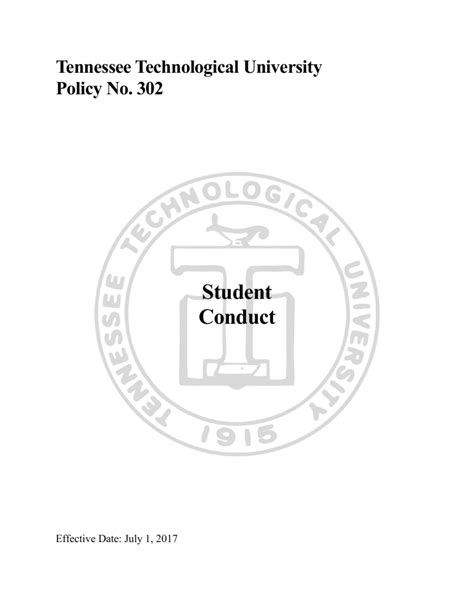 Ttu Student Conduct Policy Standards And Adjudication