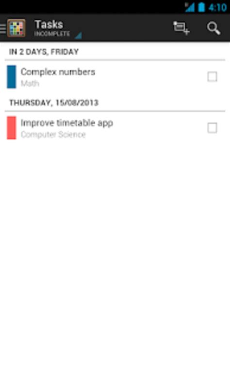 Timetable For Android Download