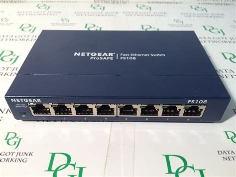 NETGEAR ProSafe Port Switch FS V Data Got Junk