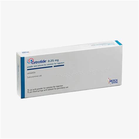 Cetrotide Ampoules 025 Mg