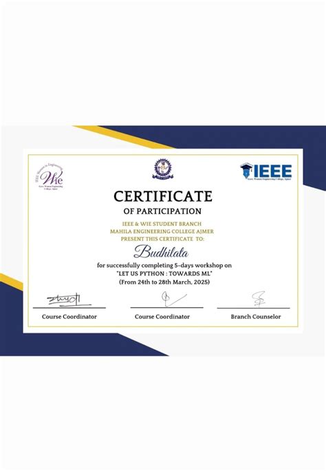 I Am Thrilled To Announce The Successful Completion Of The Let Us Python Towards Ml Workshop